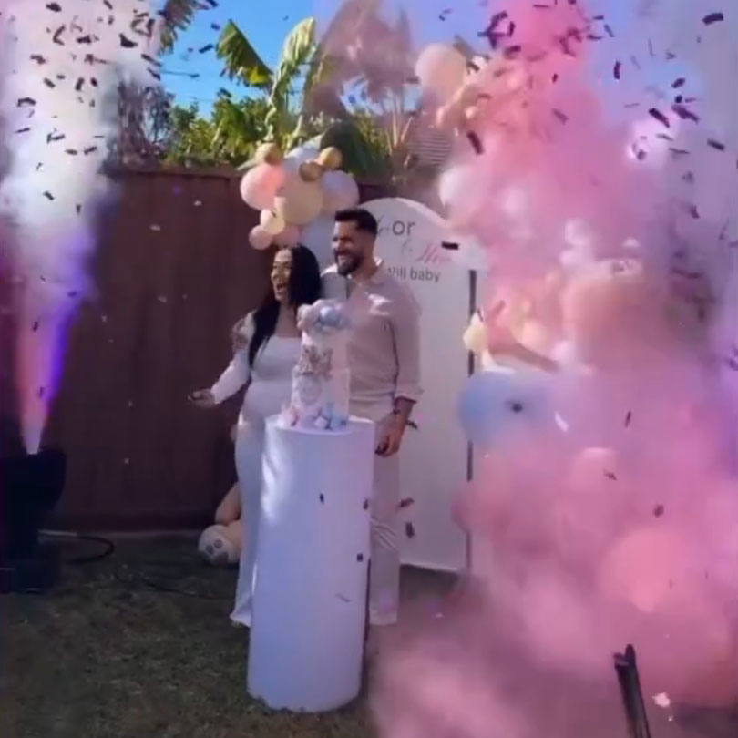 Gender Reveal Fireworks - Skylight Sparks